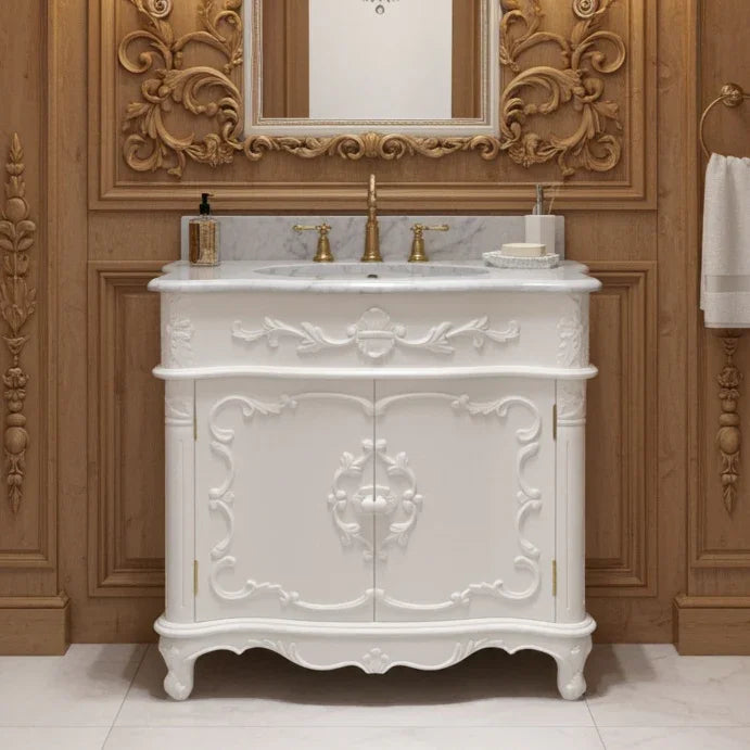 rococo bathroom vanity